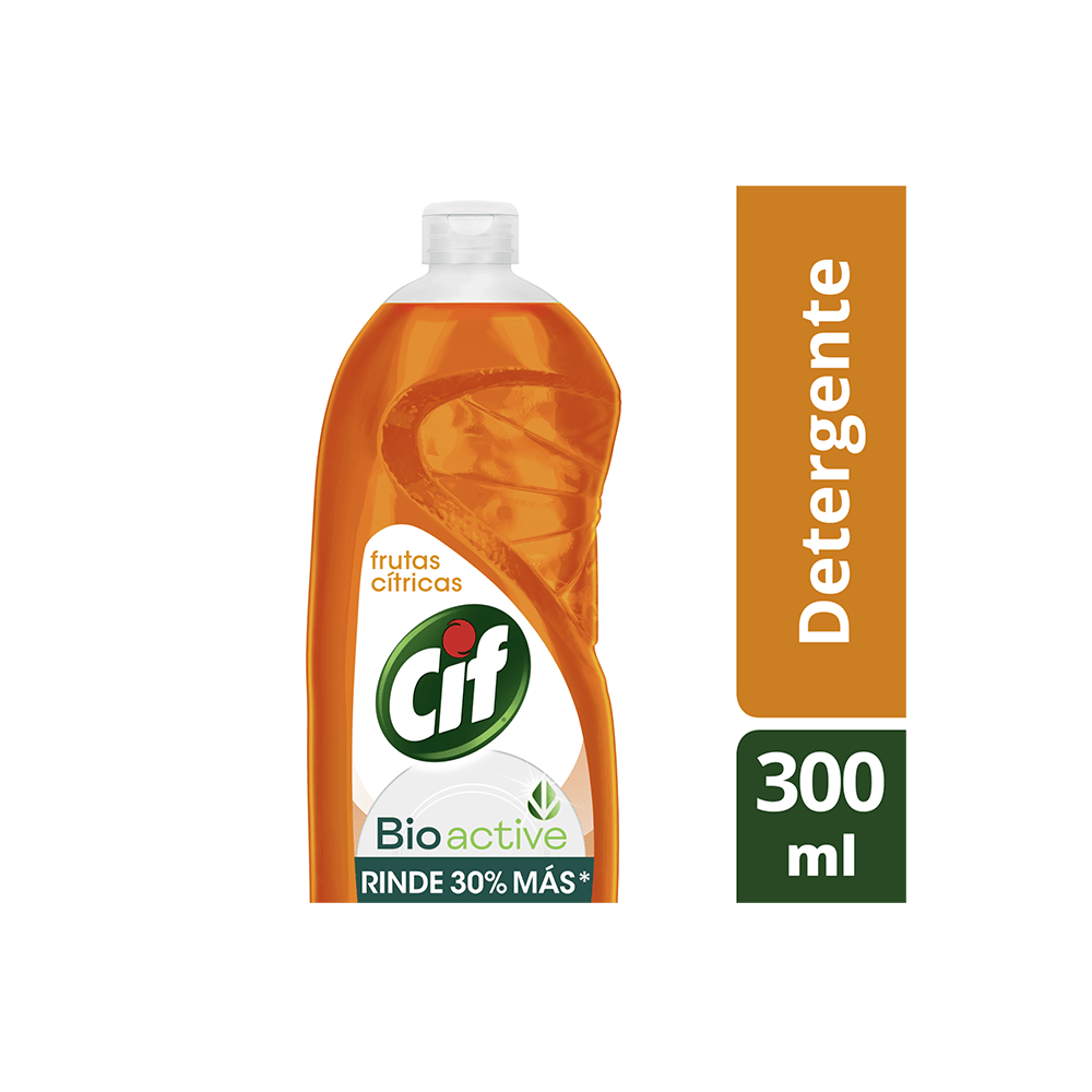 Detergente Cif Bio Active 300 Ml Frutas Citricas Distribuidora Arbol